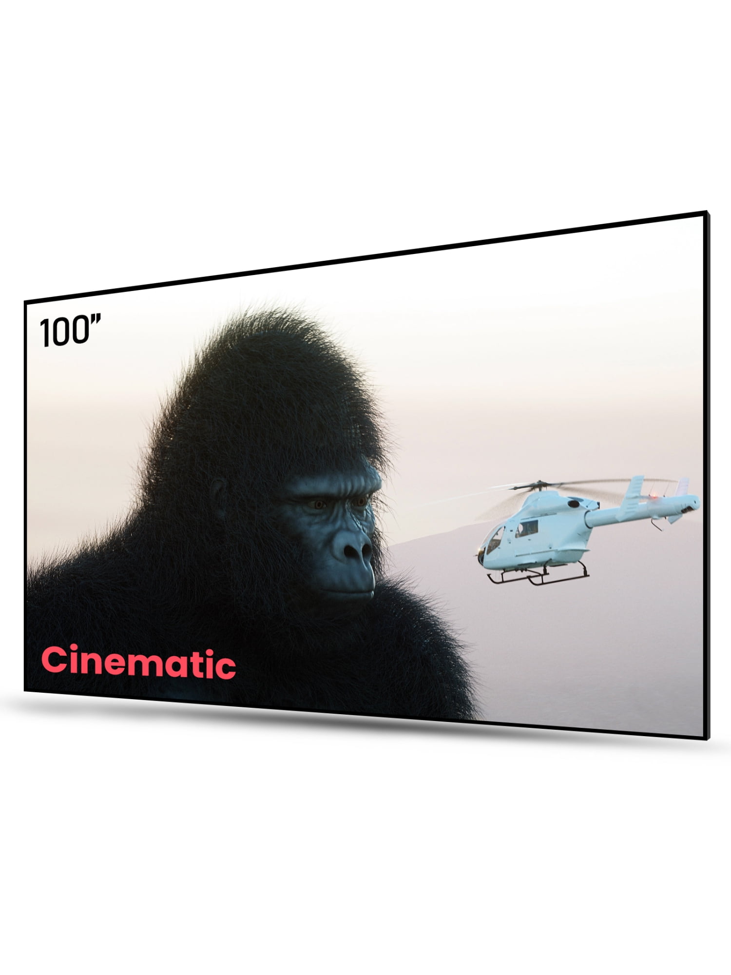 AWOL VISION 100" ALR UST Indoor Theater Movie Projection Screen for ...