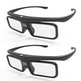 AWOL VISION 3D Viewer Glasses, Rechargeable DLP LINK Compatible, 2 ...