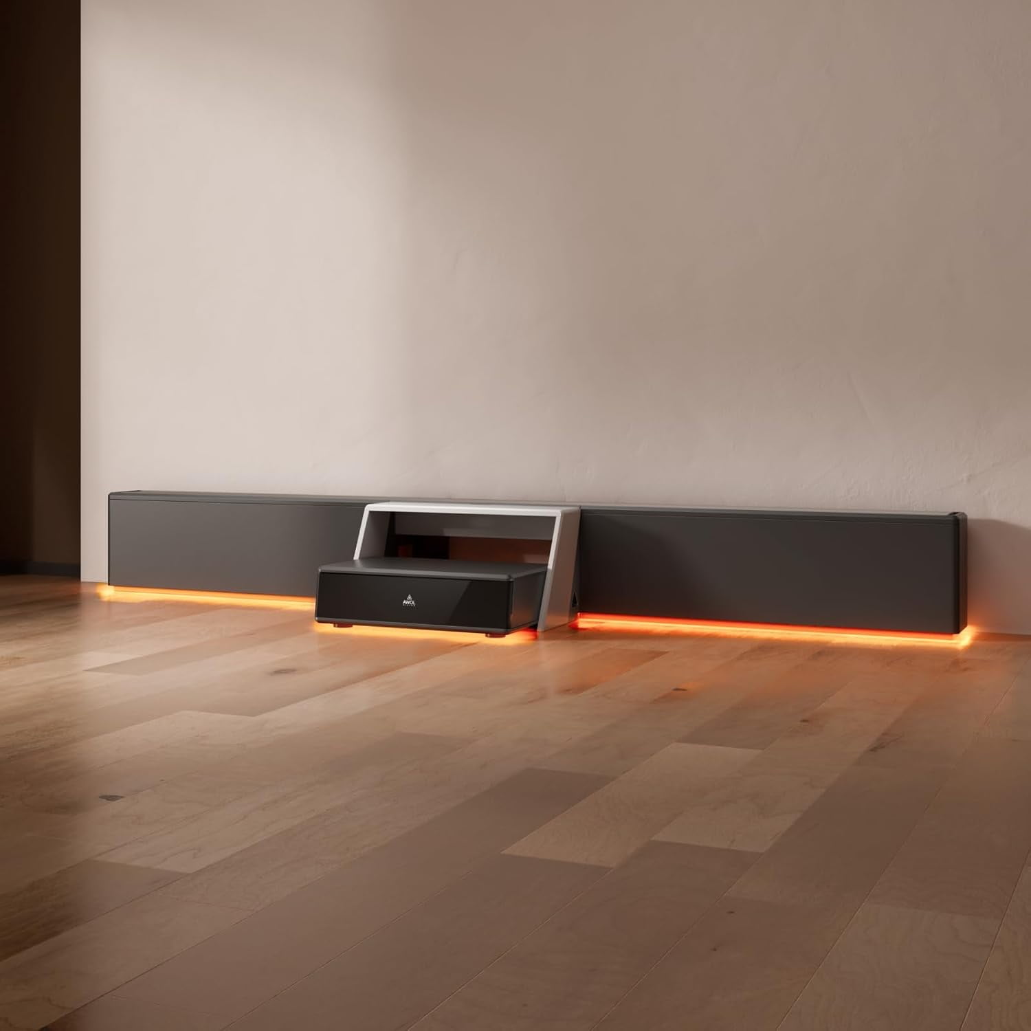 AWOL Vision 130" UST Projector Station, Smart All-in-One Cabinet with ...