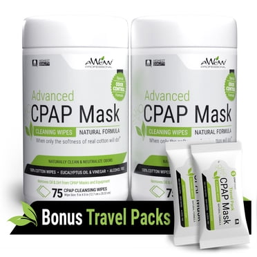 Equate CPAP Mask Cleaning Wipes, 62 Count - Walmart.com