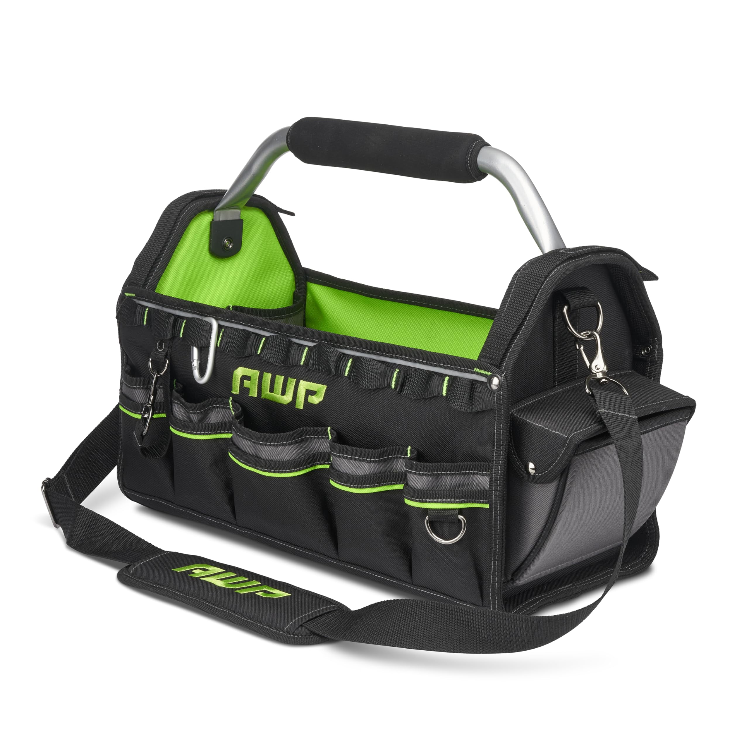 AWP 18 Inch Pro Tool Tote with Rotating Handle for Easy Tool Access ...