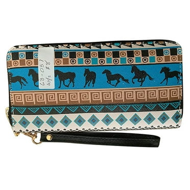 Wrangler x Montana West Wristlet Western Wallet Boho Aztec Credit Card ...