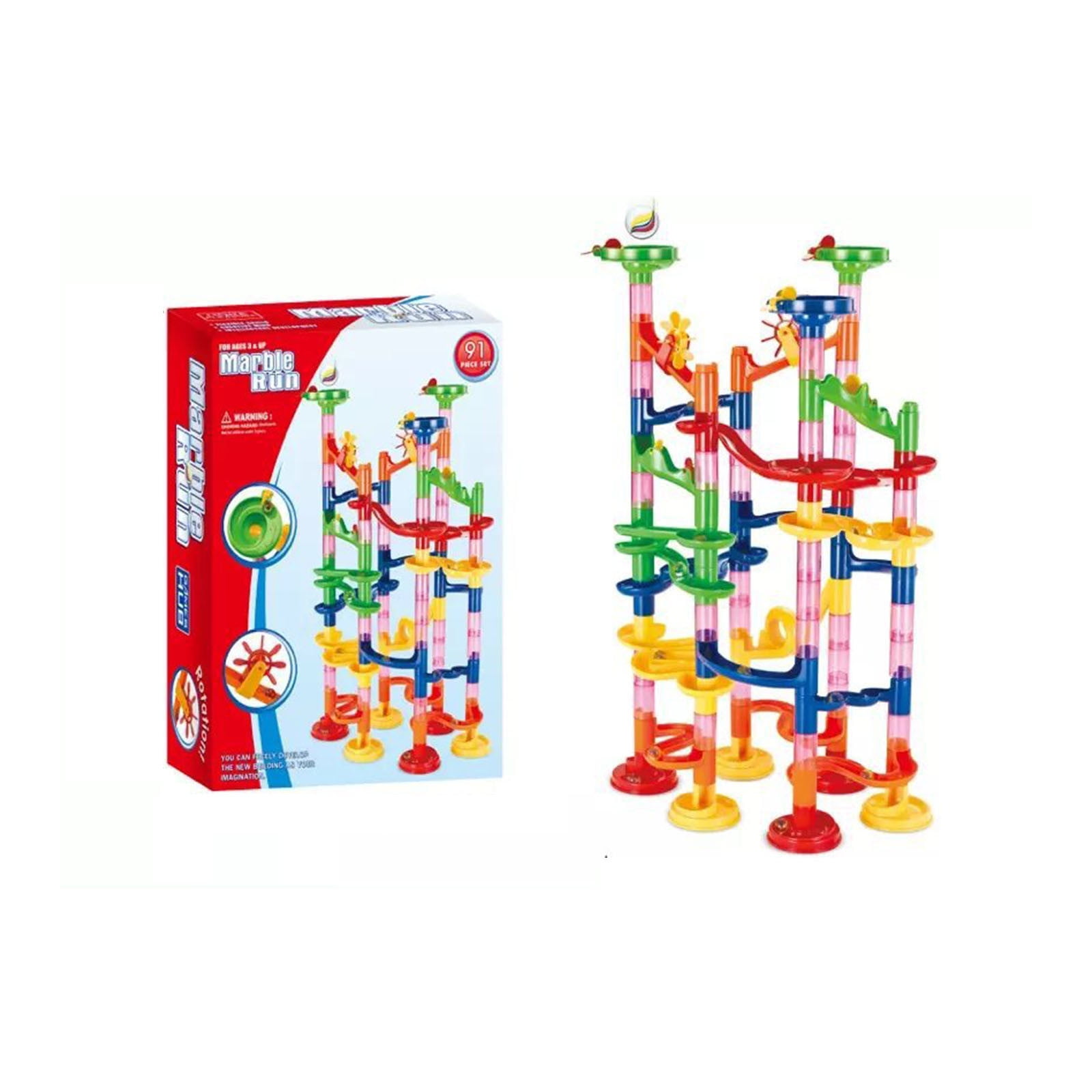 AWULZFENGGG Construction for Kids DIY Run Maze Toy DIY Race Toy Run ...