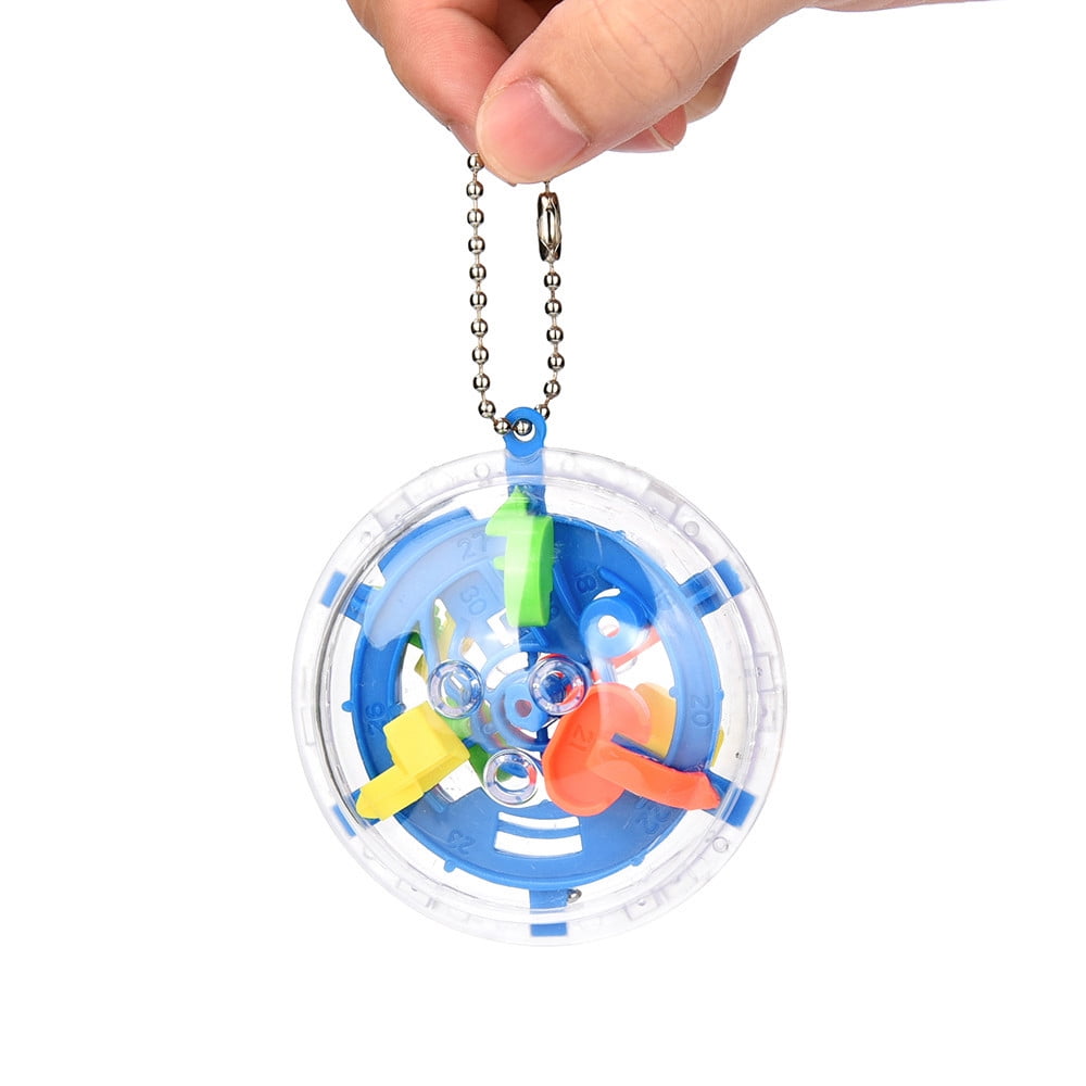 AWULZFENGGG Mini Maze Intellect 3d Puzzle Toy Barrier Spherical ...