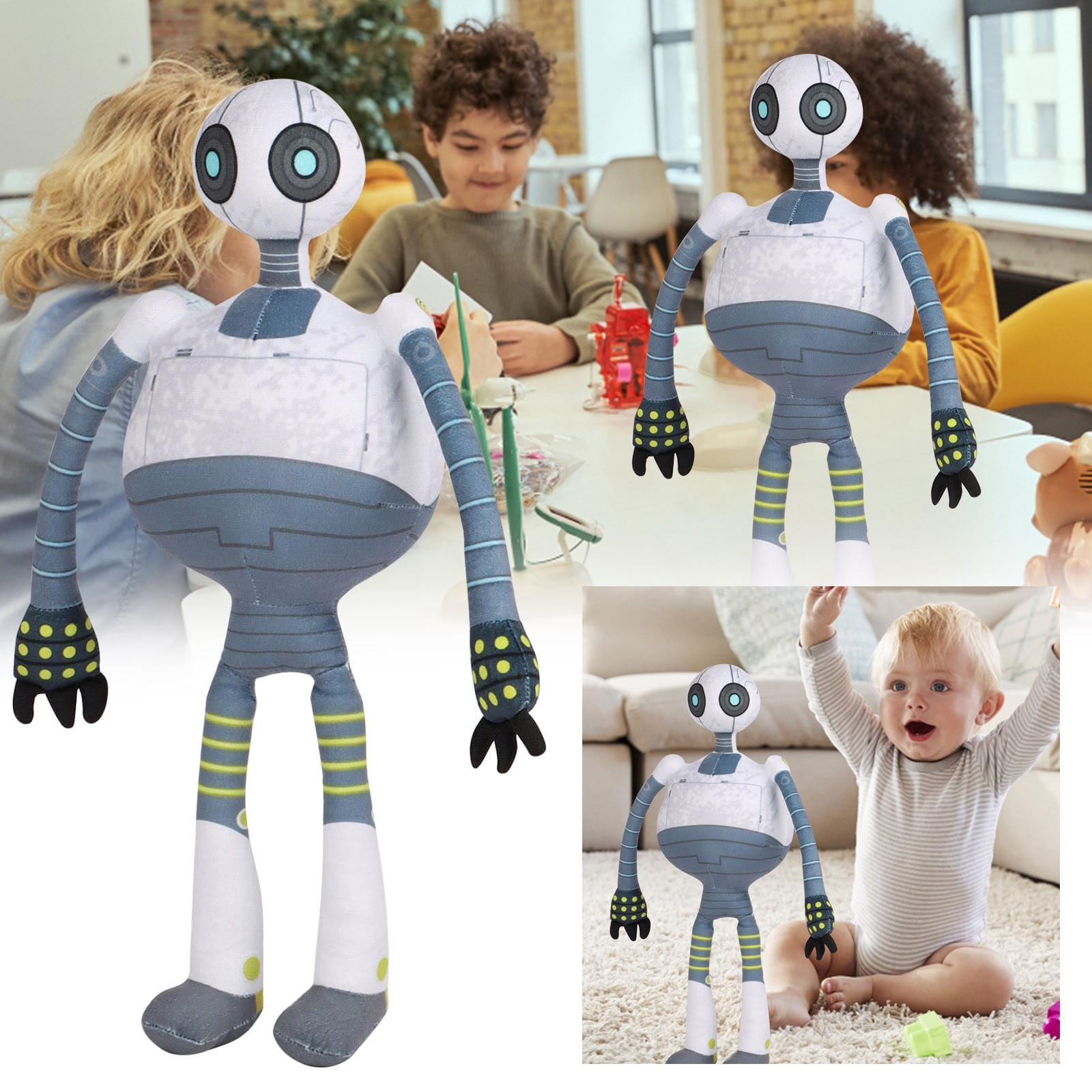 AWULZFENGGG Robot Toy 17in Robot Toy Soft Robot For Kids And Fans ...