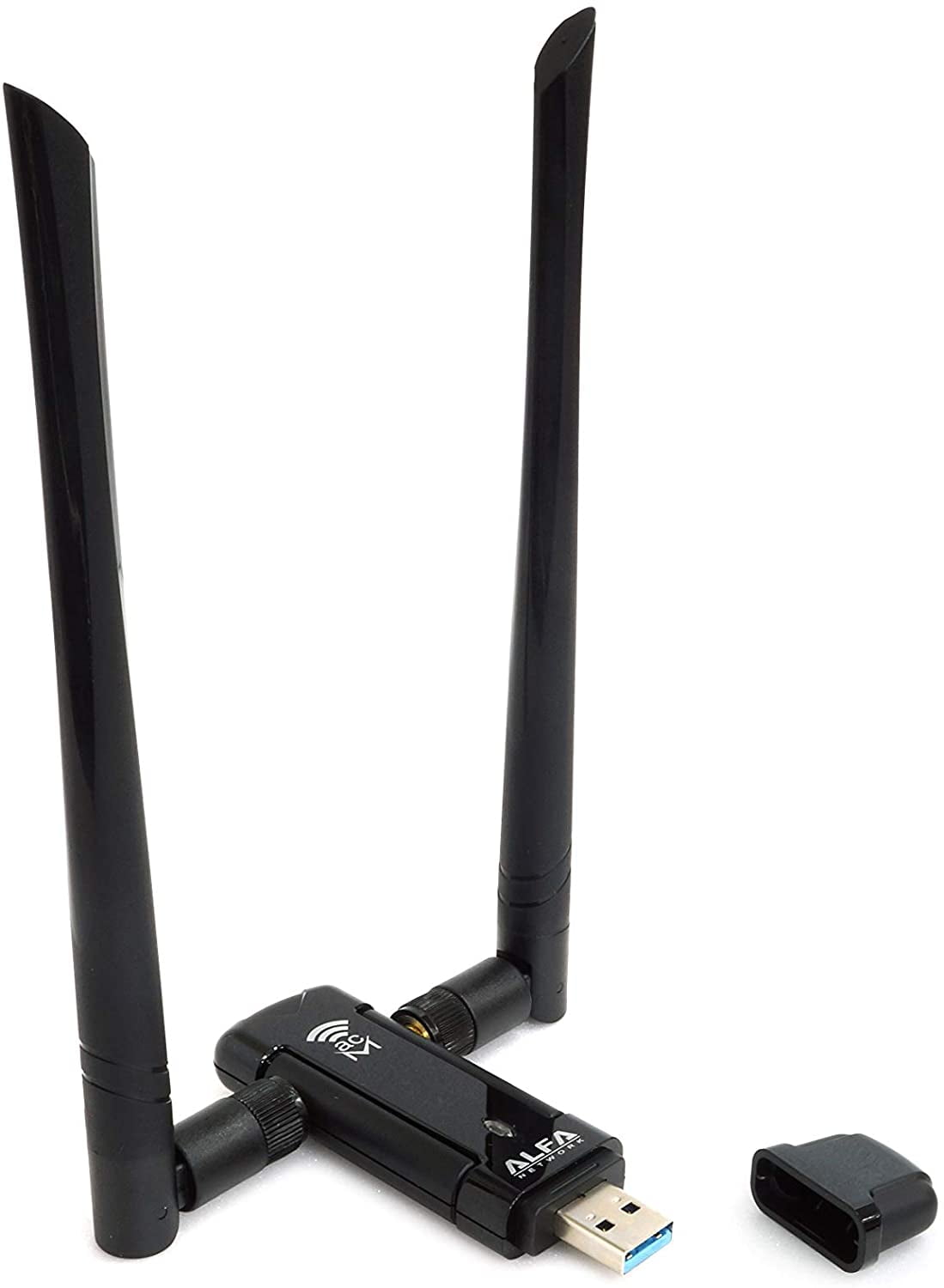 AWUS036ACM Long-Range Wide-Coverage Dual-Band AC1200 USB Wireless Wi-Fi Adapter w/High ...