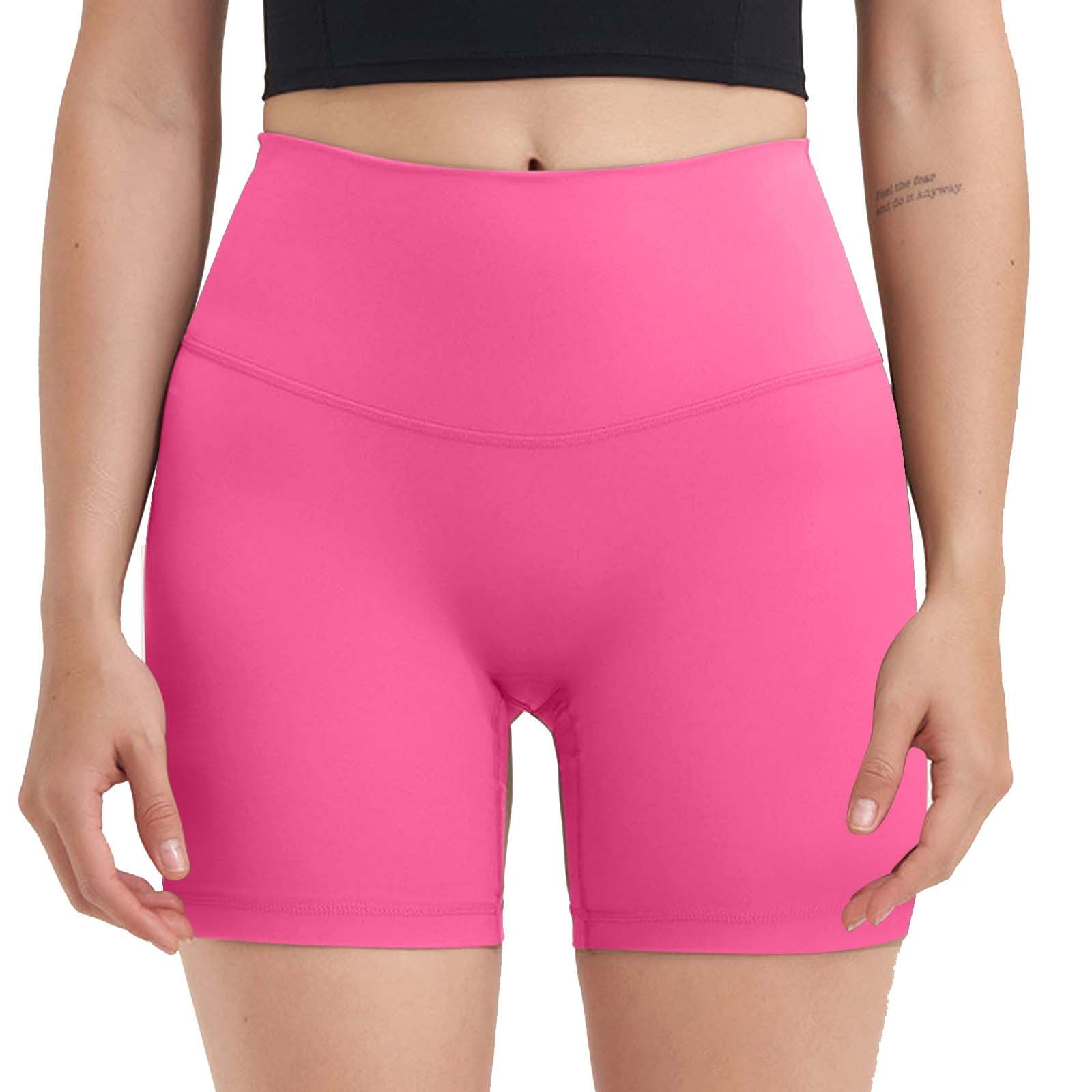 AWXNJUX Womens Shorts Women Butt Lifting Shorts Pockets High Waisted ...