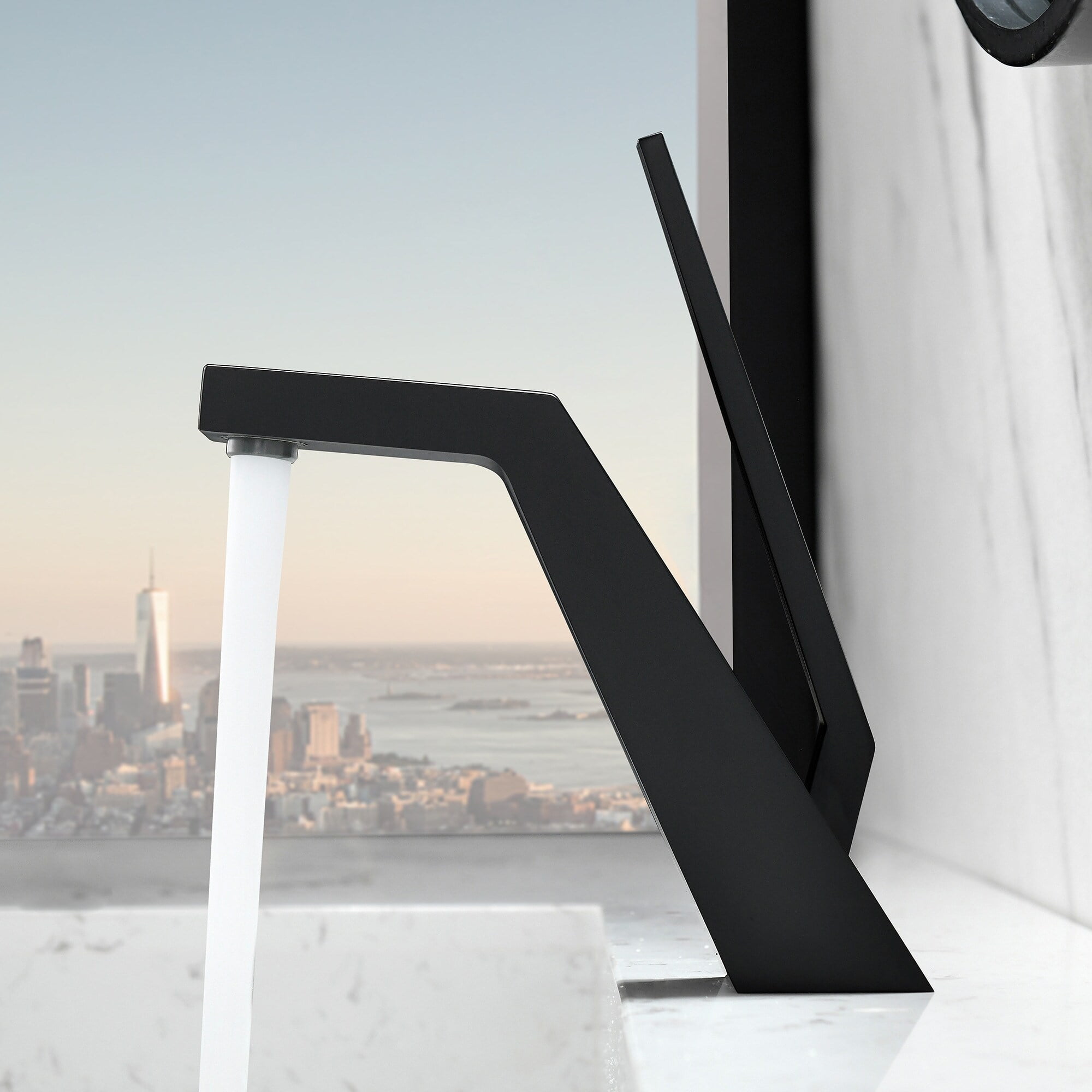 AWZTOO Single Handle Bathroom Faucet Single Hole Bathroom Sink Faucets ...