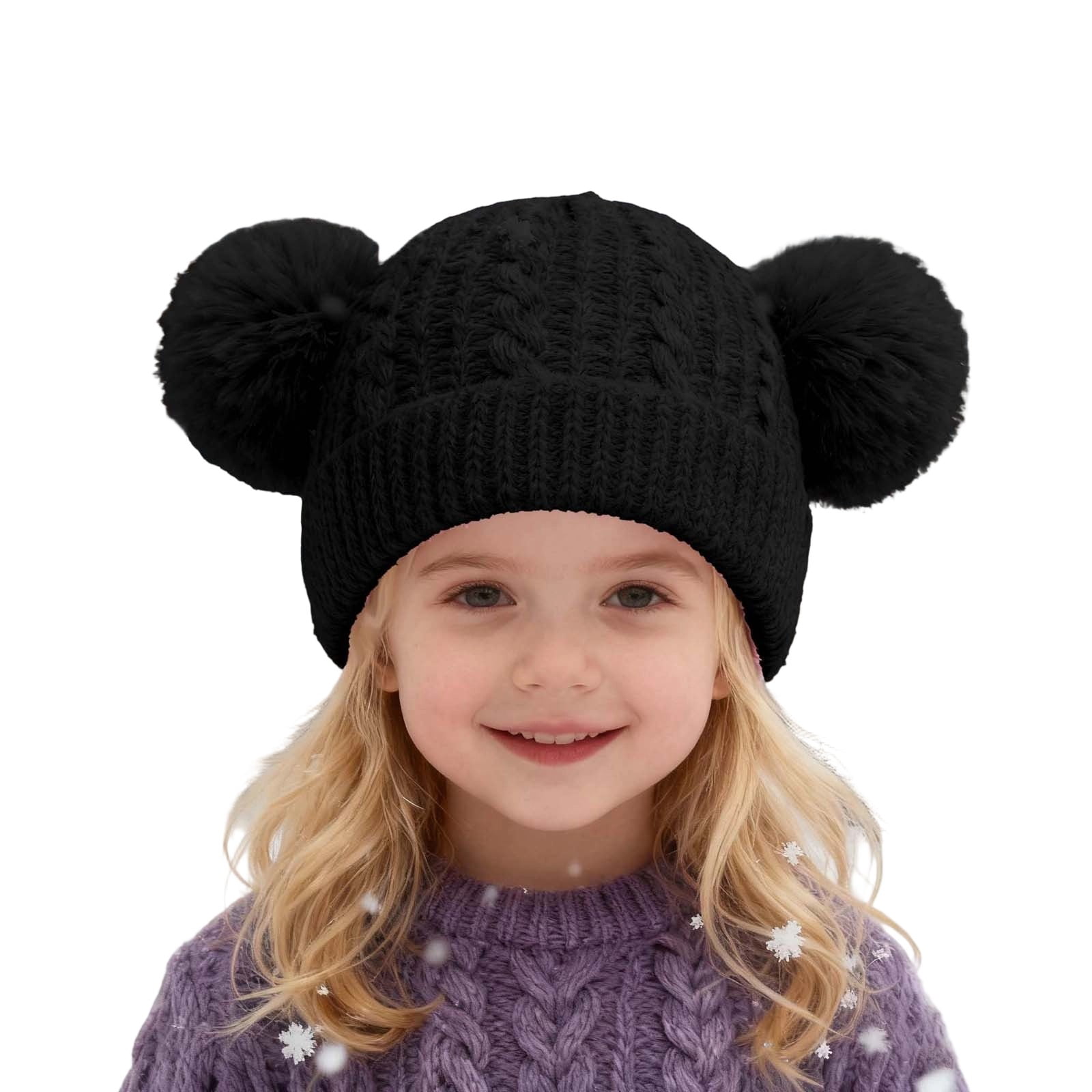 AWZXDE 8 Shaped Winter Hat For Children Kids Winter Hat Knitted With ...
