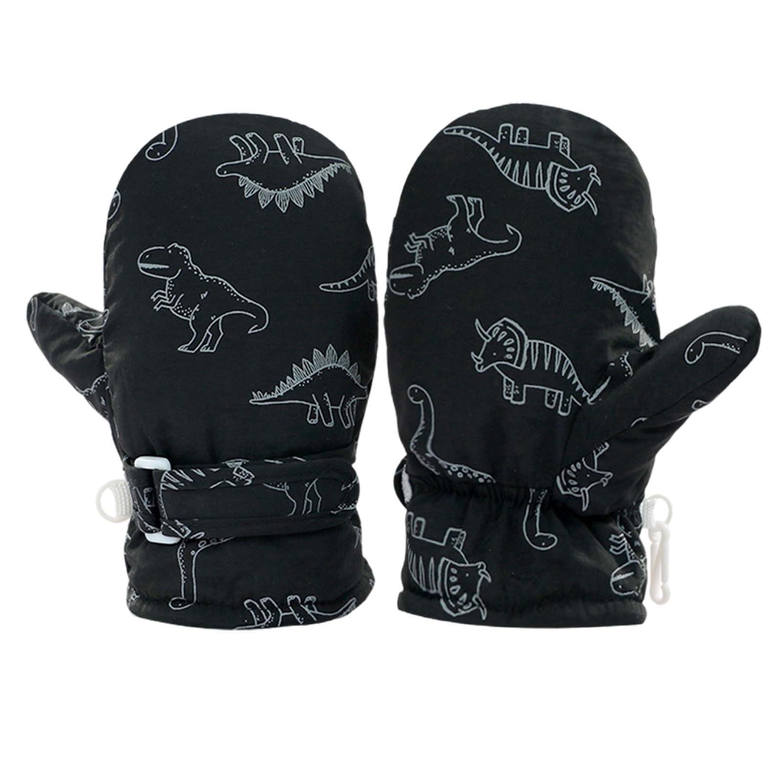 AWZXDE Adorable Winter Mittens for Toddlers and Babies with Prints for ...