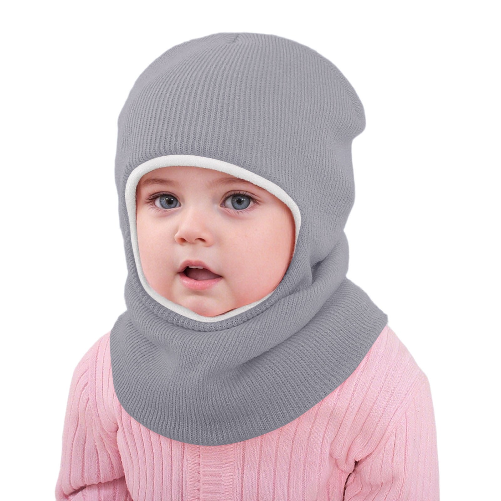 AWZXDE Baby Knit Hat Soft Solid Color Fashion Hat for Daily Indoor and ...