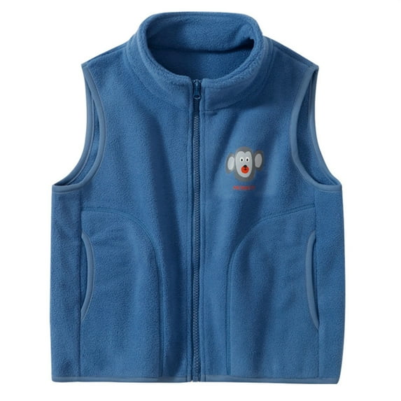 AWZXDE Boys And Girls Winter Vest Double Layer Warm Thickened ...