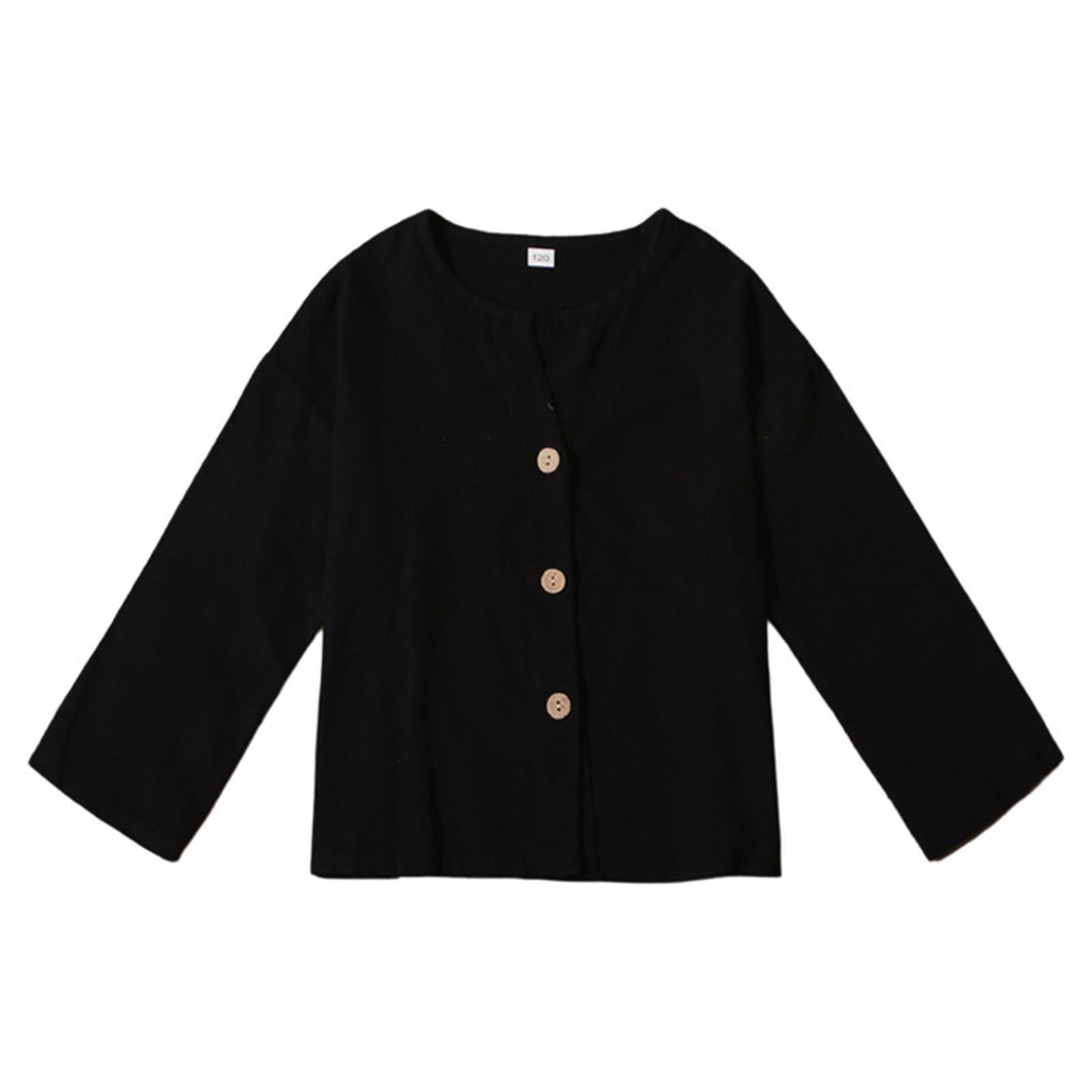 AWZXDE Boys Linen Short Sleeve Open Front Cardigan Breathable ...