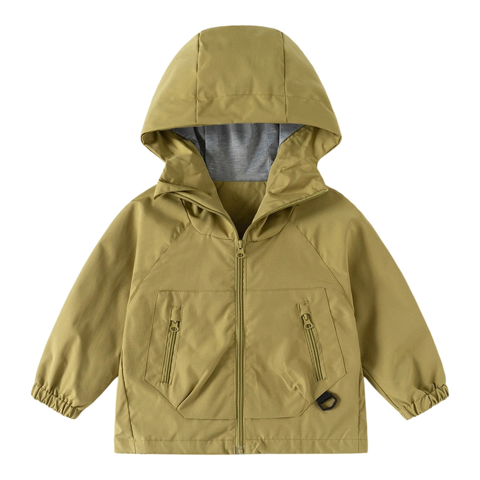 AWZXDE Boys Windbreaker Jacket Lightweight Hooded Zipper Kids Jacket ...