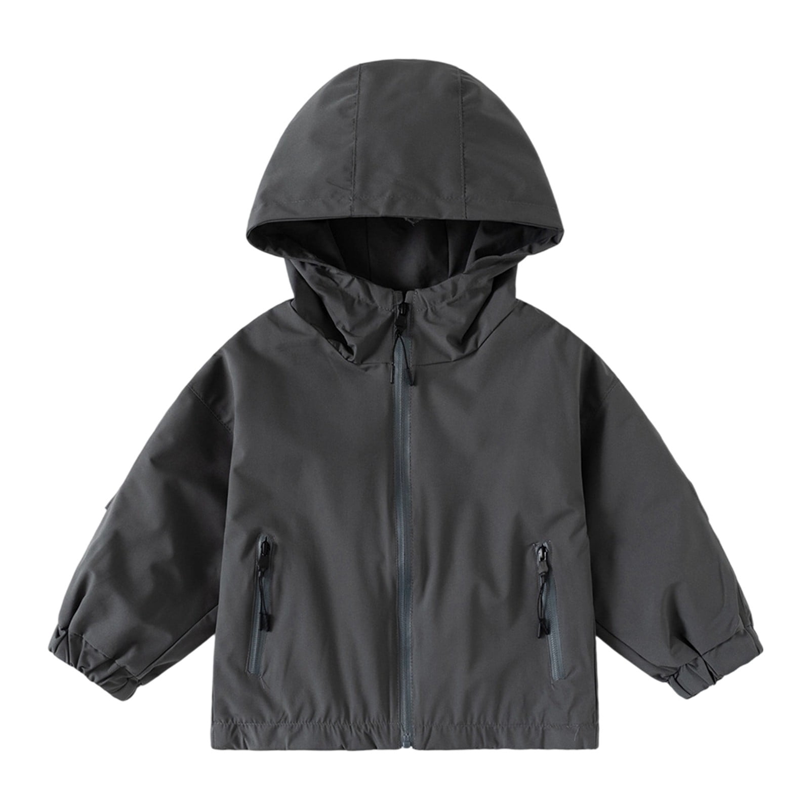 AWZXDE Boys Windbreaker Jacket Lightweight Hooded Zipper Kids Jacket ...