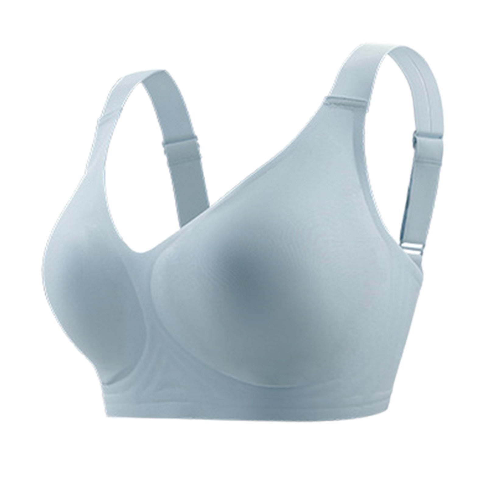 AWZXDE Bras For Women Plus Size Thin Lift Support Shaping Wireless Push ...