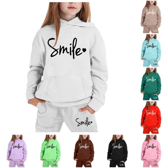 AWZXDE Child Toddler Boys Girls Long Sleeve Solid Warm Hoodie Pullover ...