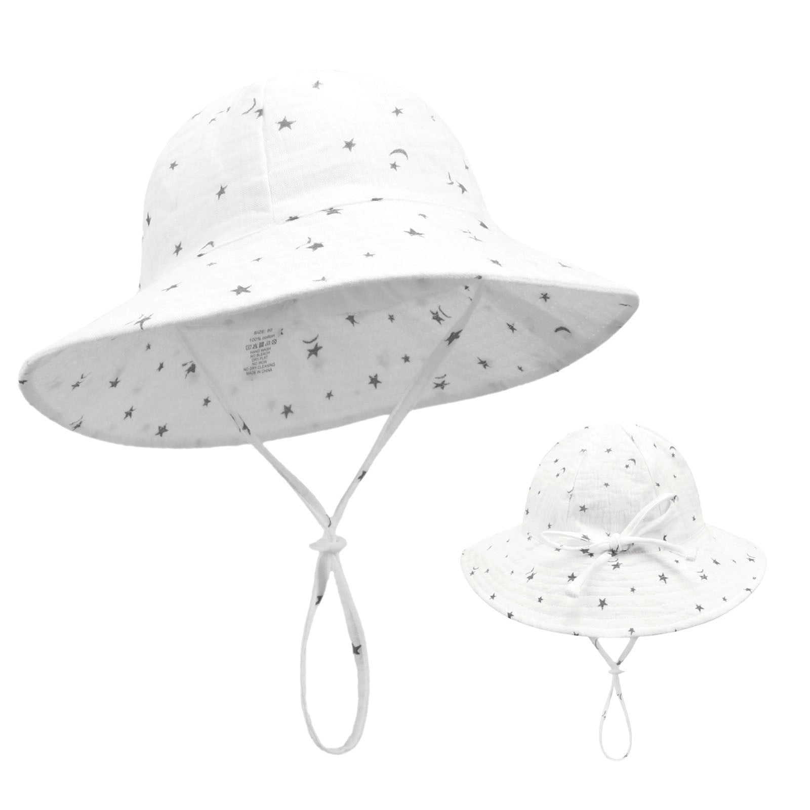 AWZXDE Children Adjustable Sun Hat with Drawstring Chin Strap Fruit ...