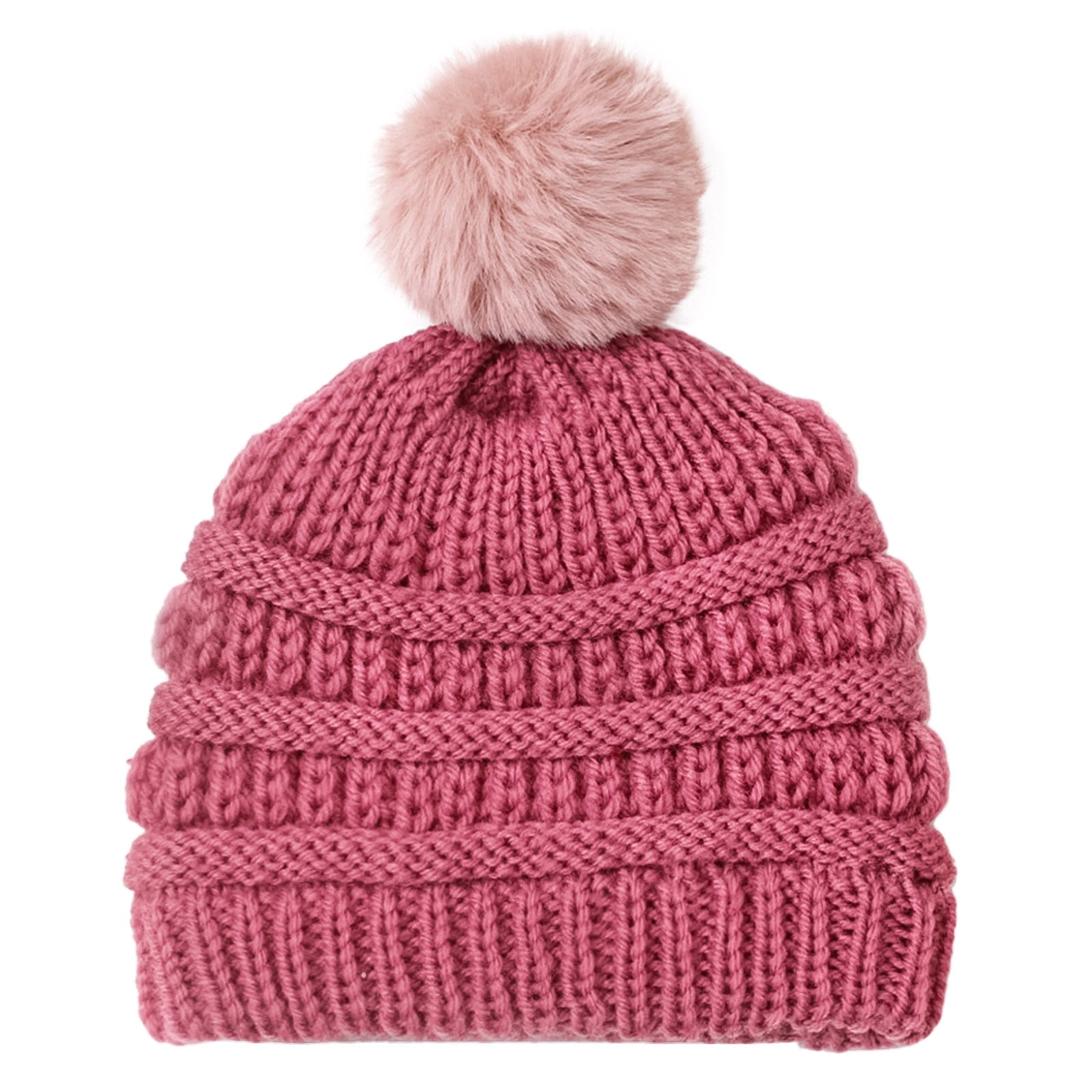 AWZXDE Children Basic Solid Color Knitted Hat Made from Soft Yarn for ...