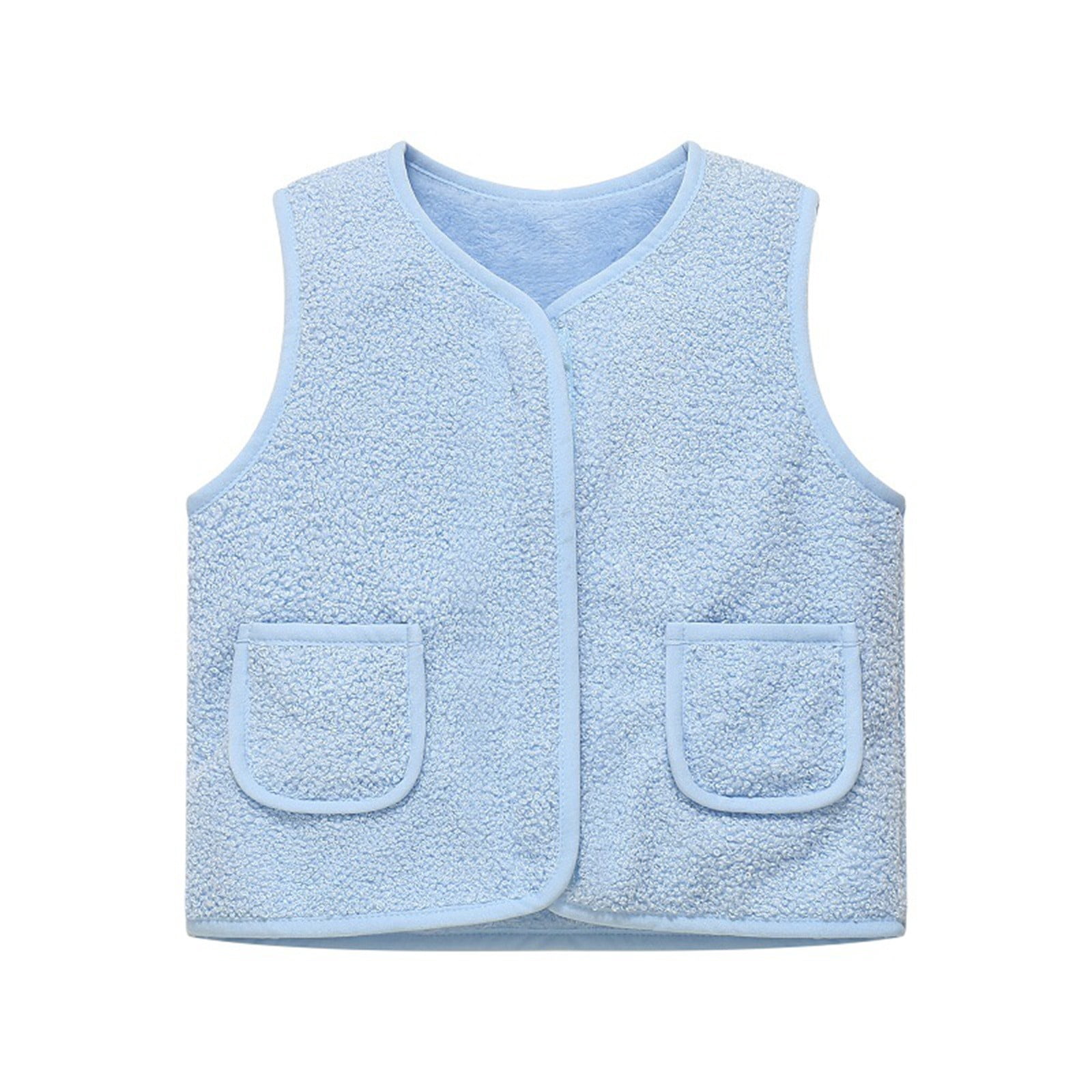 AWZXDE Childrens Solid Color Ordinary Cute Sleeveless Winter Vest with ...