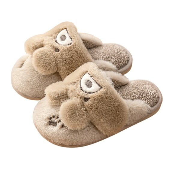 AWZXDE Comfortable Animal Themed Indoor Cute Slippers For Kids Girls ...