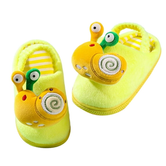 AWZXDE Comfortable Cartoon Kids Slippers Warm Breathable Indoor Shoes ...