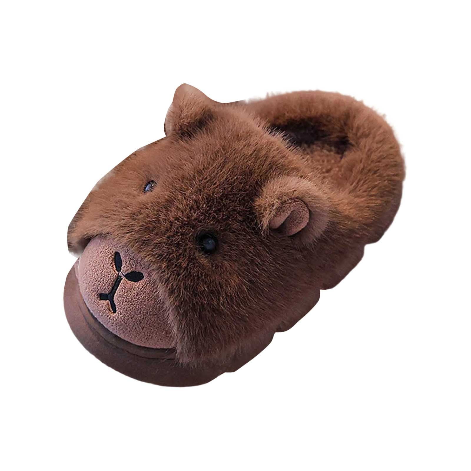 AWZXDE Comfortable Winter Kids Slippers With Cute Cartoon Design For ...