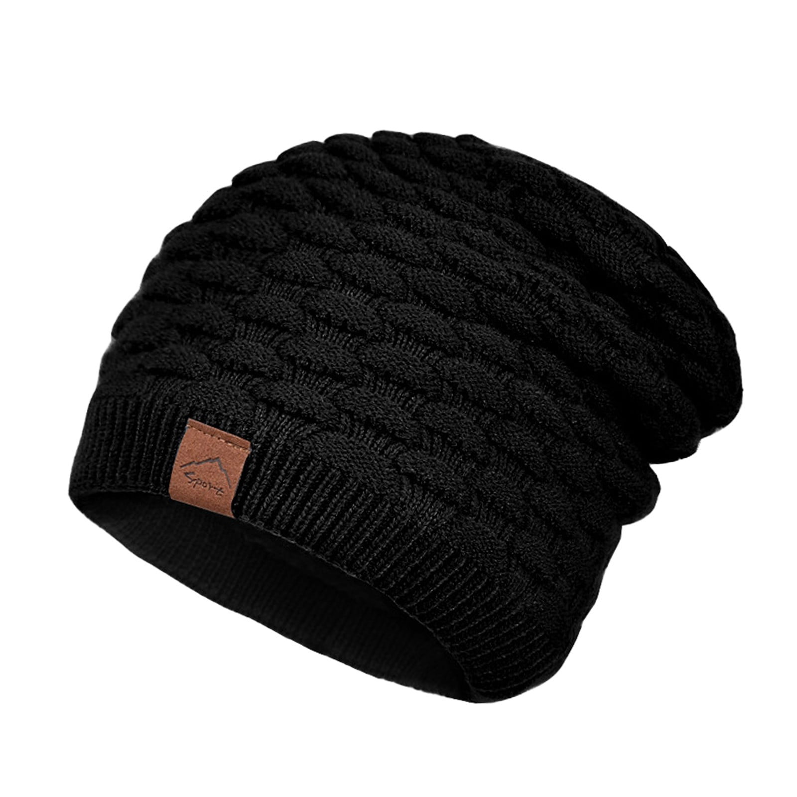 AWZXDE Comfortable Winter Knit Hat For Women And Men Unisex Solid Color ...