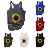 AWZXDE Cotton Camisole Tops for Women Plus Size Everyday Round Neck ...