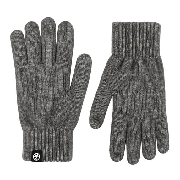 AWZXDE Couples Matching Winter Knitted Fingerless Gloves Touchscreen ...