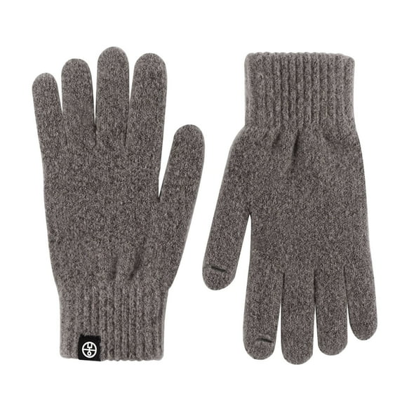 AWZXDE Couples Matching Winter Knitted Fingerless Gloves Touchscreen ...