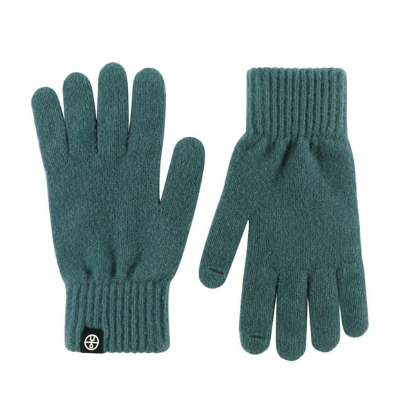 AWZXDE Couples Matching Winter Knitted Fingerless Gloves Touchscreen ...