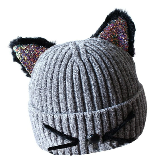 AWZXDE Cute Animal Themed Knit Hat For Toddlers Toddler Hat Cat Ears ...