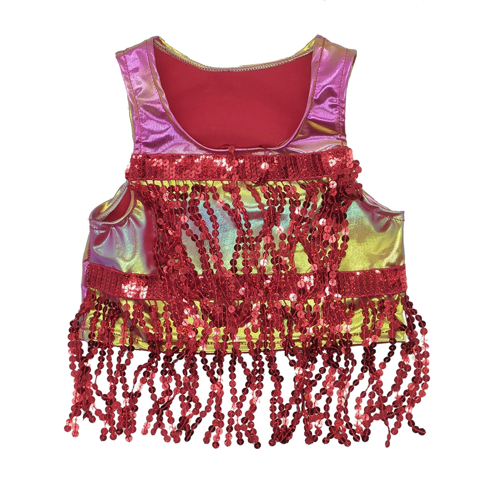 AWZXDE Girl's Carnival Sequin Top Fashion Versatile Cool Pullover ...