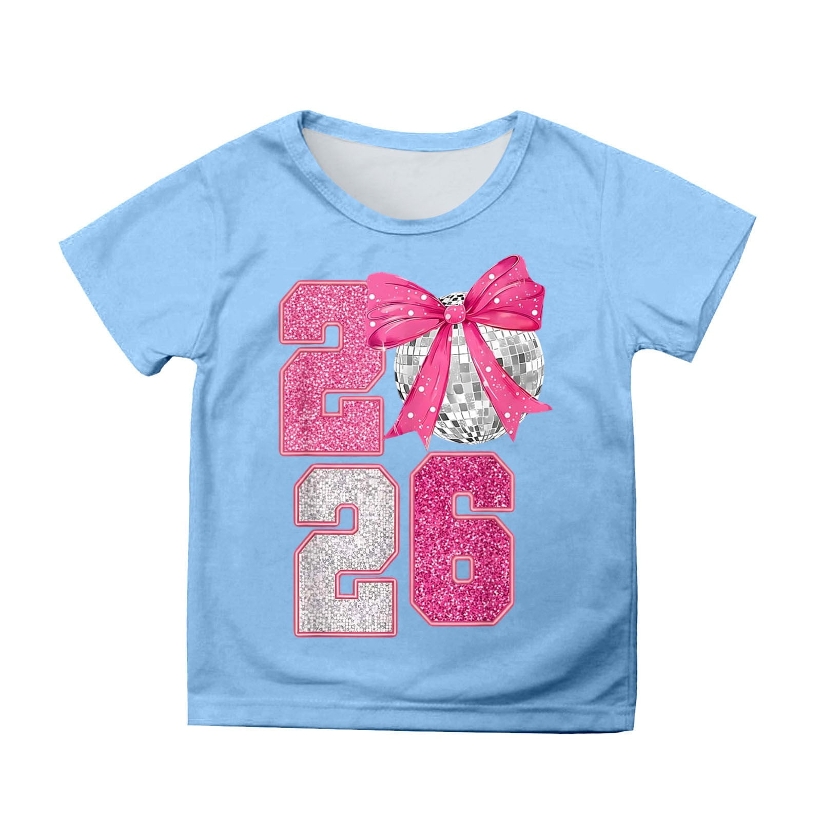 AWZXDE Girl's Cute Print Design Fashion Short Sleeve T-shirt Fashion ...