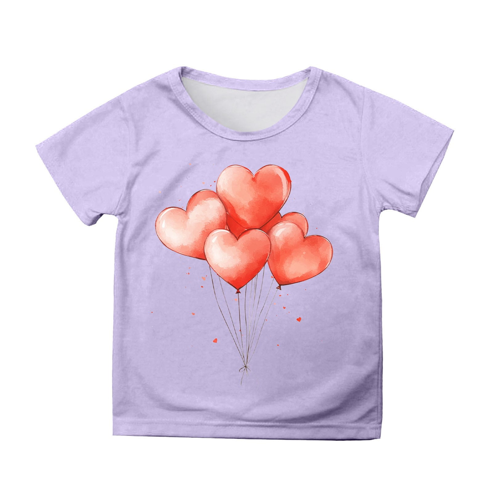 AWZXDE Girl's Cute Print Design Solid Color Versatile Casual Short ...