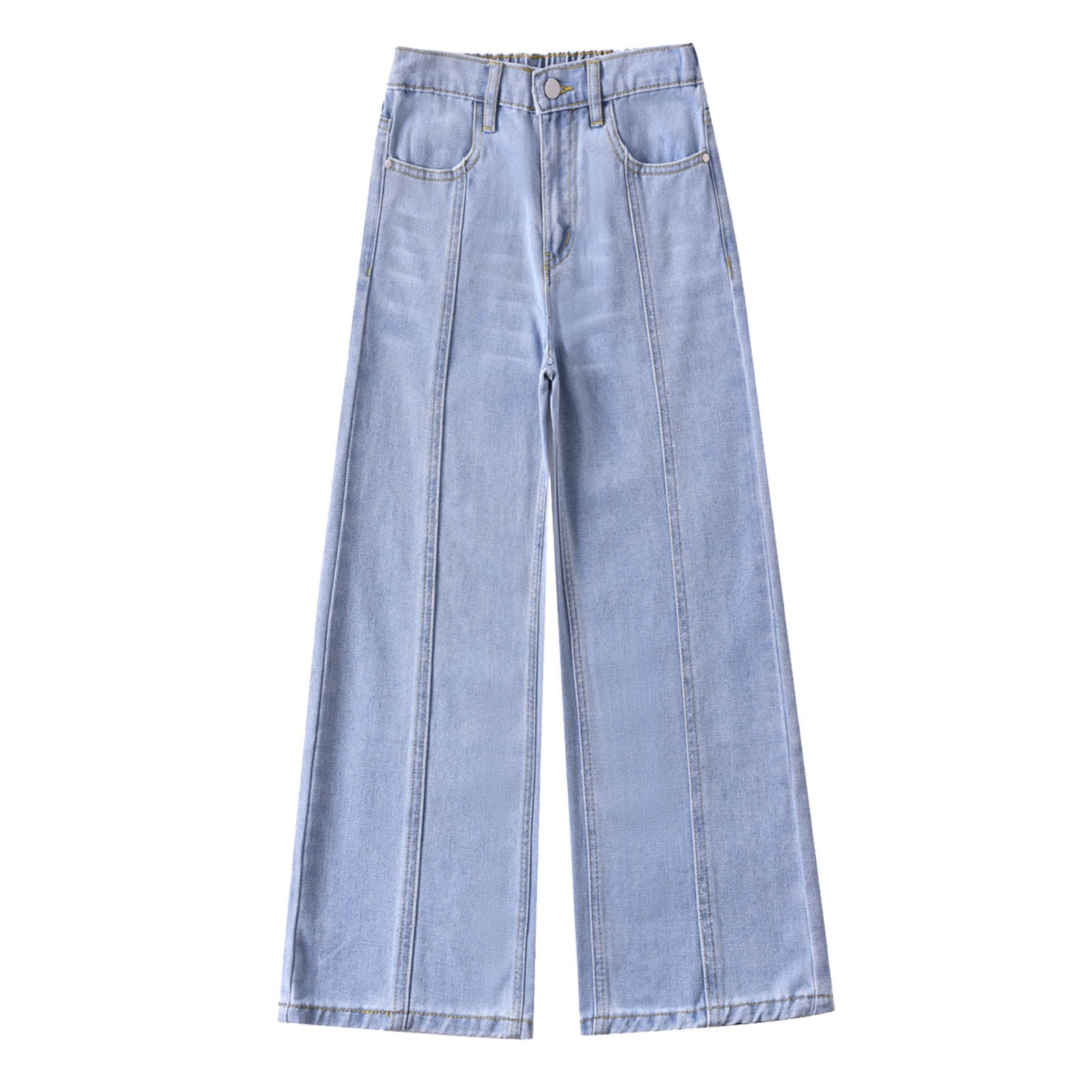 AWZXDE Girls Pants for Girls Korean Fashion Bow Line Design Comfortable ...