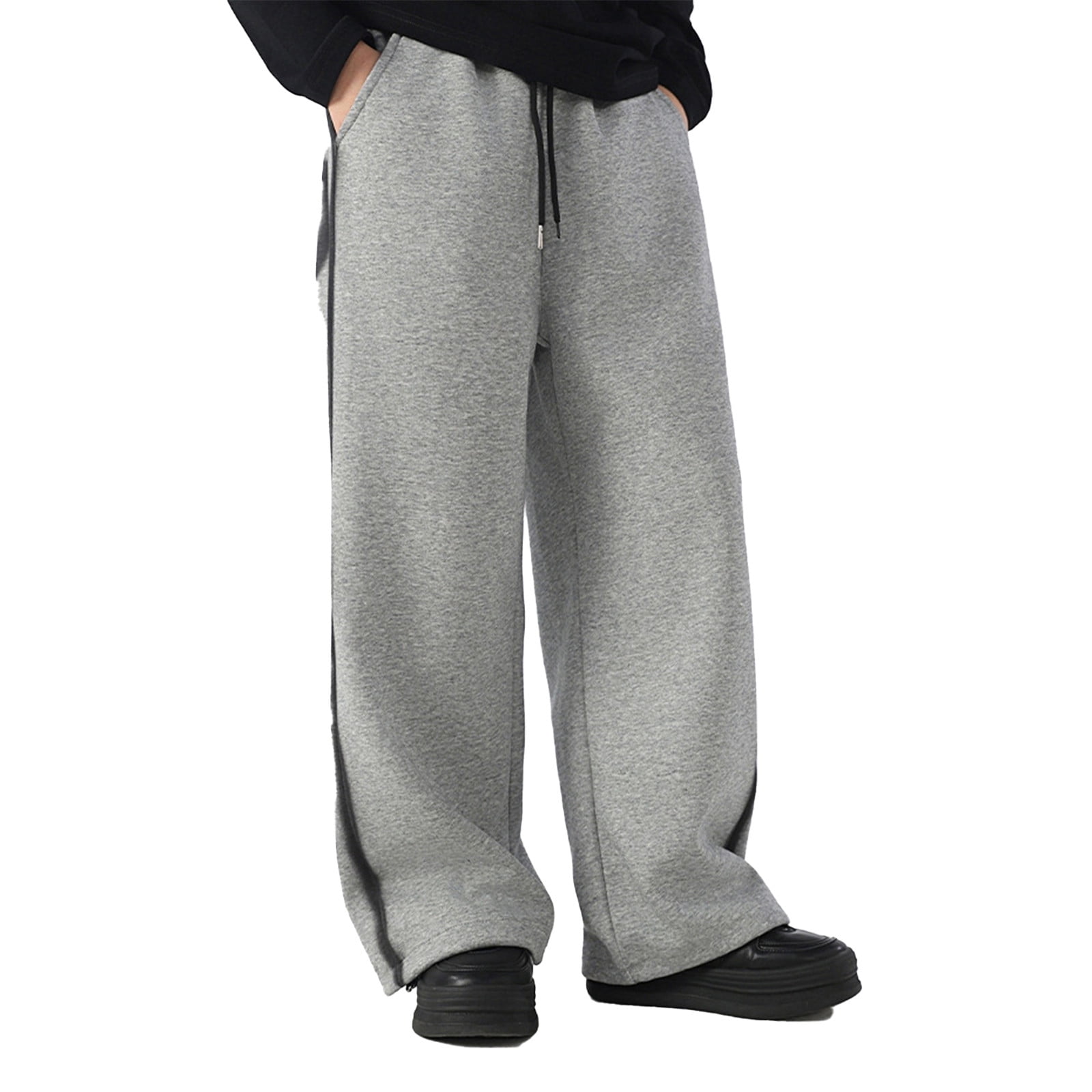 AWZXDE Girls Pants for Fall Winter in Pure Color Versatile Loose Fit ...