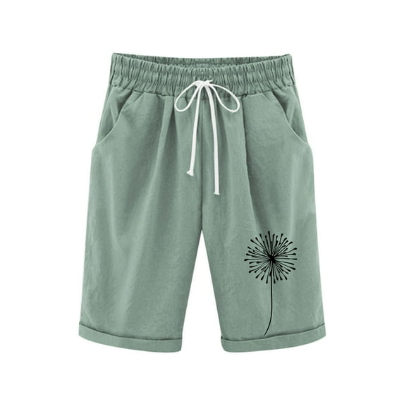 AWZXDE Girls Shorts Letter Print Elastic Waist Casual Solid Color ...