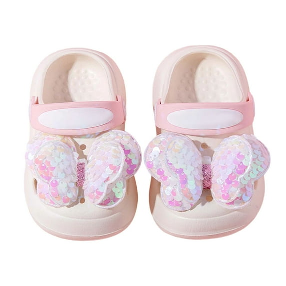 AWZXDE Girls Slippers For Toddlers Summer Cute Cartoon Breathable ...