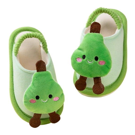AWZXDE Girls Slippers Soft Indoor With Adjustable Back Strap ...