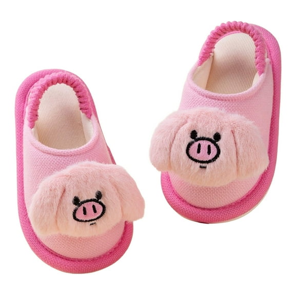 AWZXDE Girls Slippers Soft Indoor With Adjustable Back Strap ...