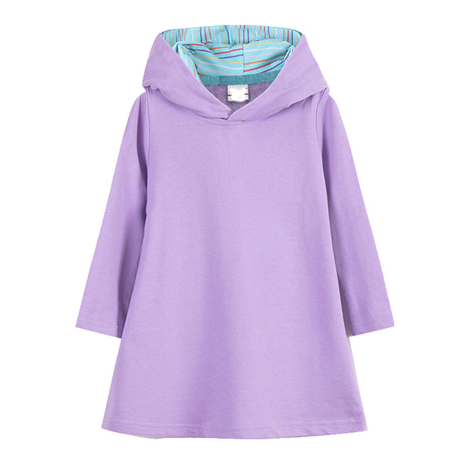 AWZXDE Girls Spring Fall Hoodie Dress Long Sleeve Casual Comfortable ...