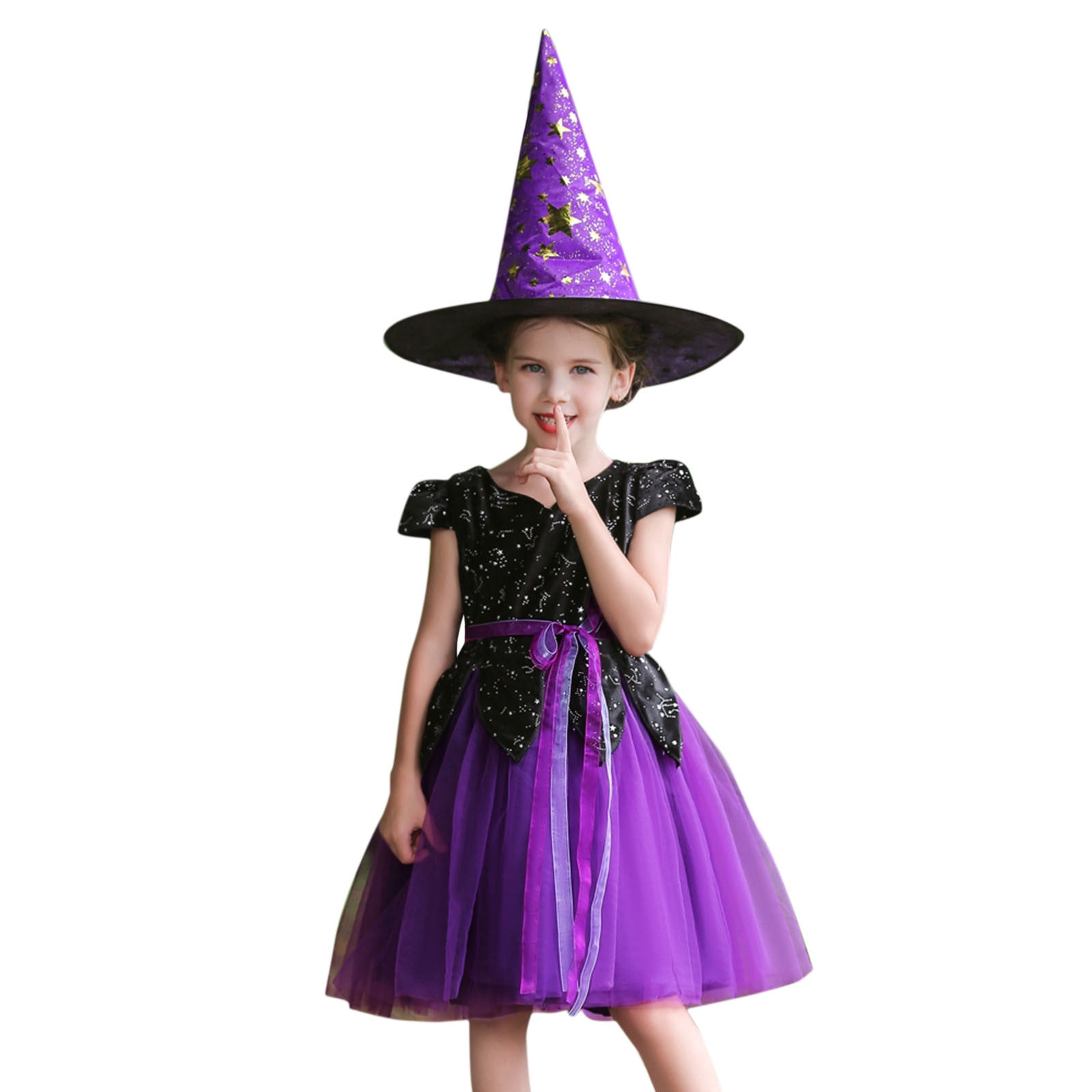 AWZXDE Girls Summer Dresses Sequin Mesh Tulle Princess Dress With Hat ...