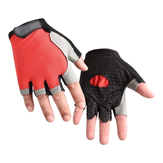 AWZXDE Gloves For Kids Outdoor Sports Exercise Cycling Half Finger Open ...