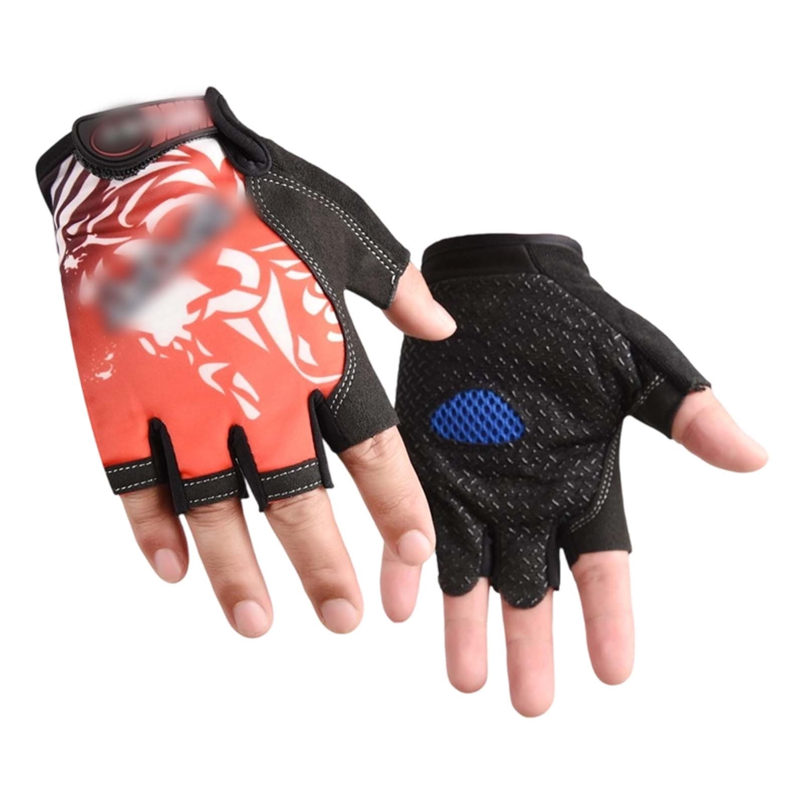 AWZXDE Gloves For Kids Outdoor Sports Exercise Cycling Half Finger Open ...