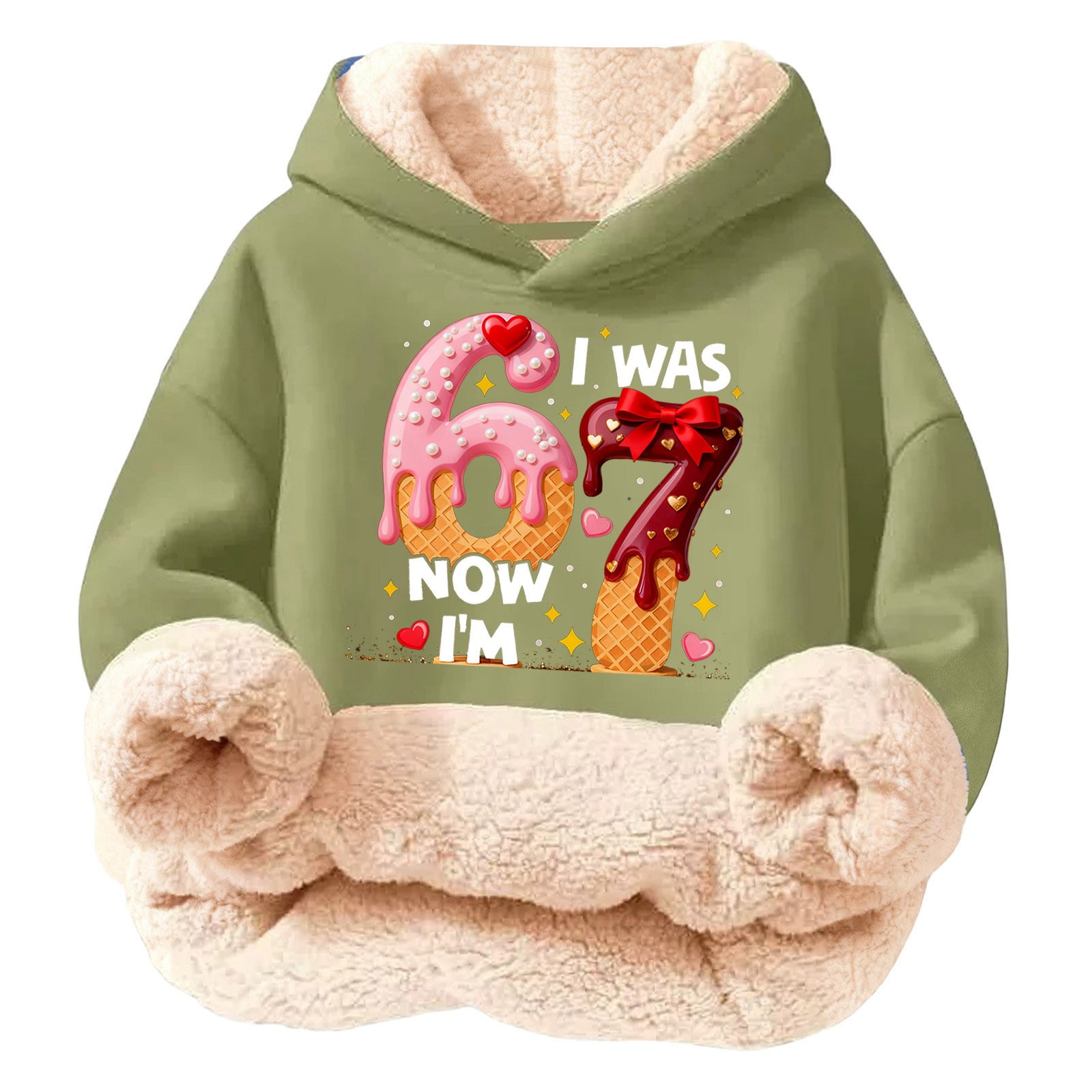 AWZXDE Hoodies For Boys Multicolor Ice 67 Print Hoodie Sweatshirt For ...