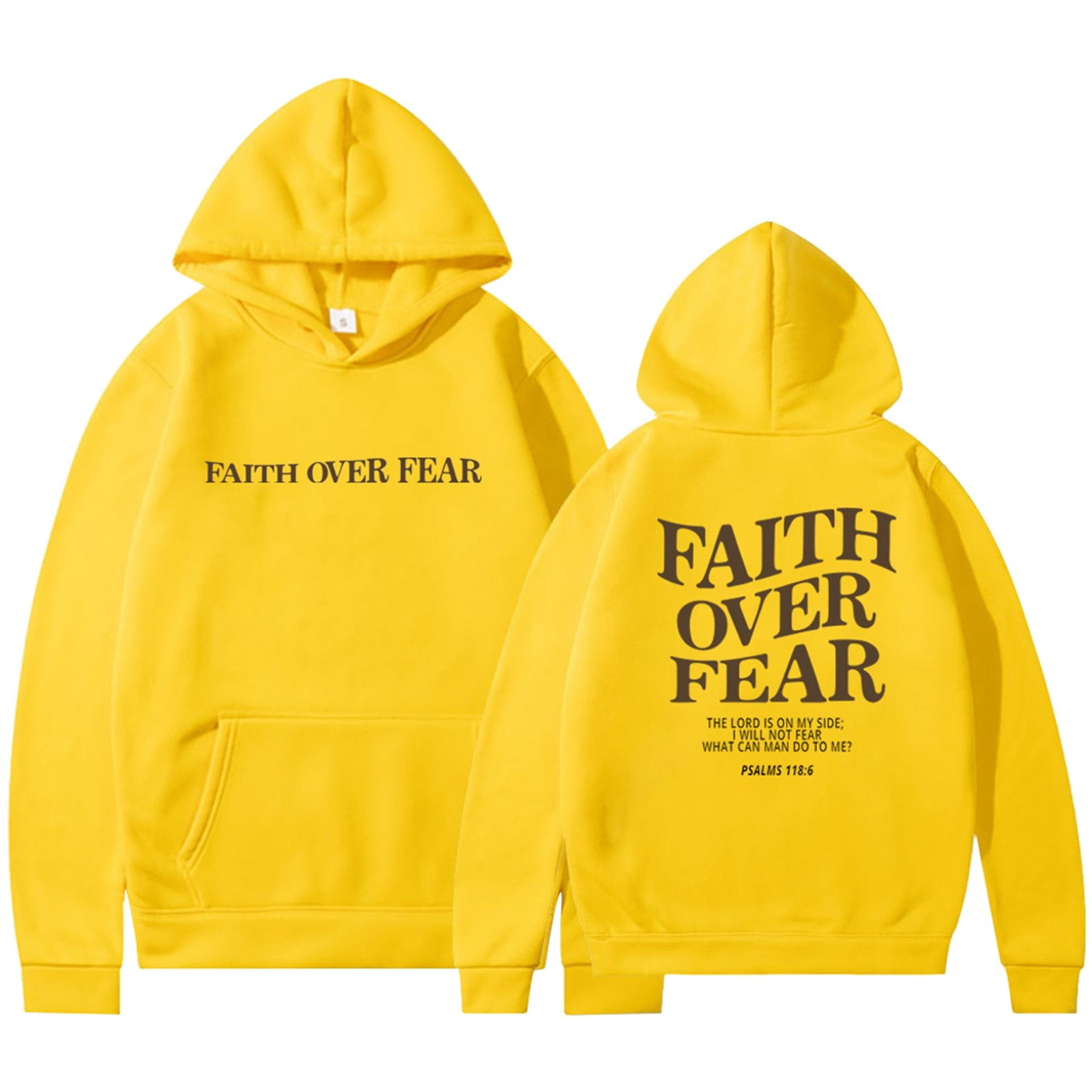 AWZXDE Hoodies for Women Casual Commuter Two-Sided Letter Print Design ...