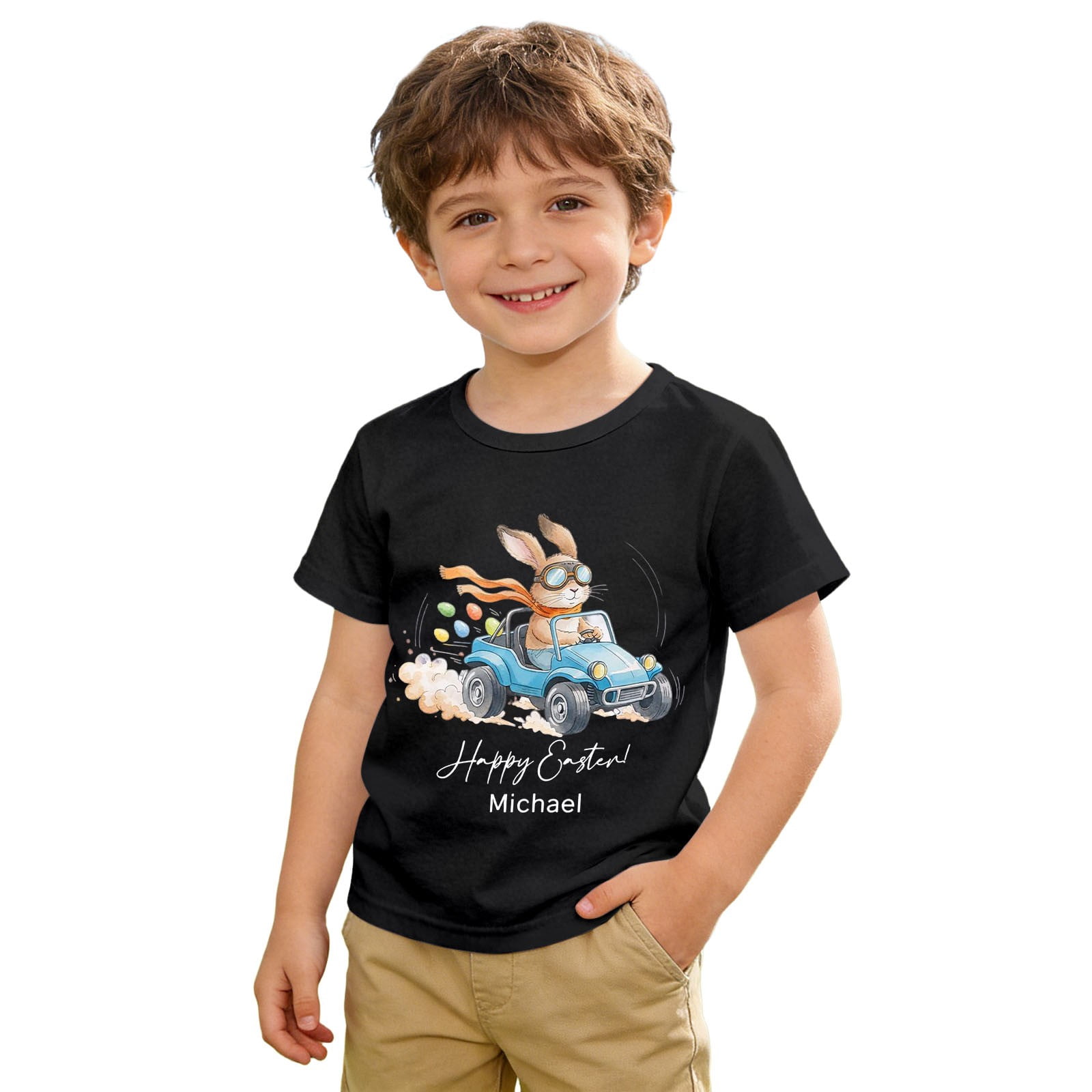 AWZXDE Kids Boys Girls Summer Tops Playful Cartoon Numbers Short Sleeve ...