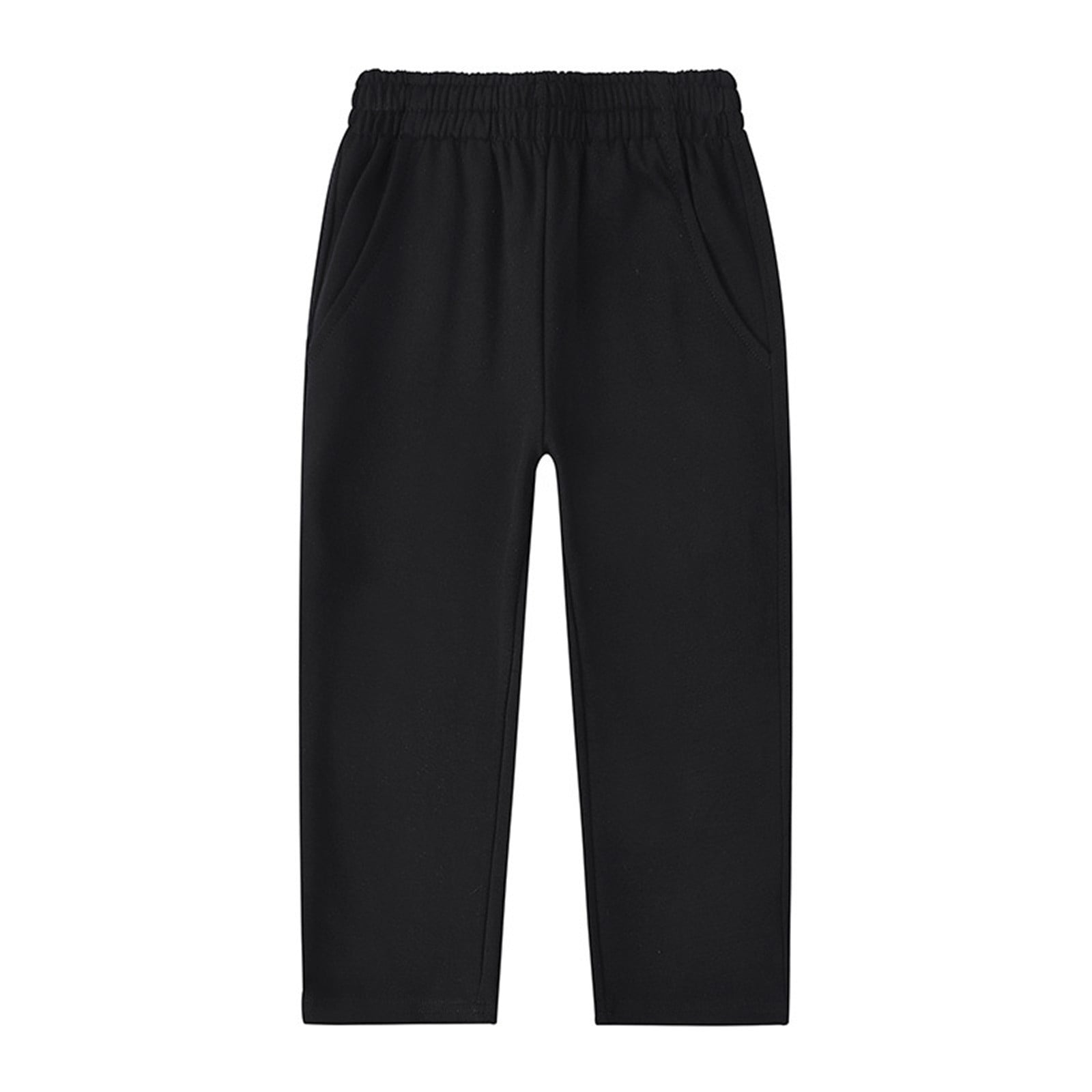 AWZXDE Kids Pants for Students Daily Casual Solid Color Sport Pants ...